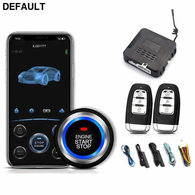 Car Keyless Entry System Engine Start Alarm System One-button Start ...