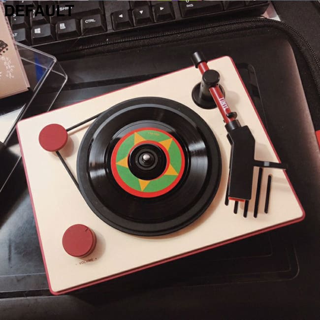 Mini Vinyl Record Retro Record Player Home Audio Receiver – DRE's ...